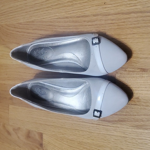 Life Stride | Shoes | Nude Mini Wedge Shoes | Poshmark